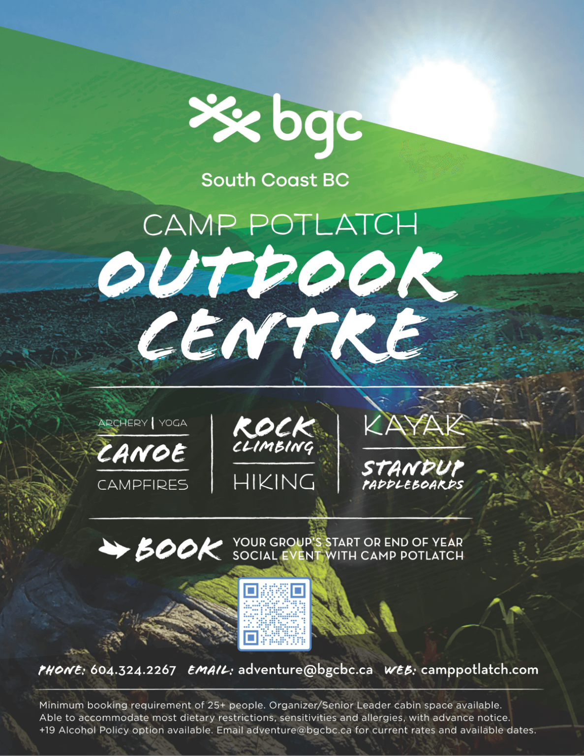 Outdoor Centre | BGC South Coast BC